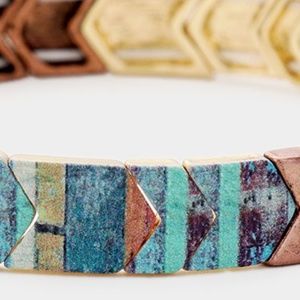 Jewelry | Multi Pattern Metal Bracelet | Poshmark